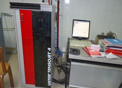 List of Testing Machineries and Equipments Used in Spinning Lab