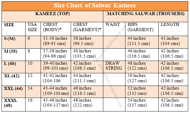 Salwar Kameez for Women: Features, Size Chart and Fashion Trends
