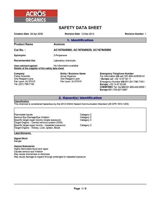 Safety Data Sheets: Everything You Need to Know - Textile Learner
